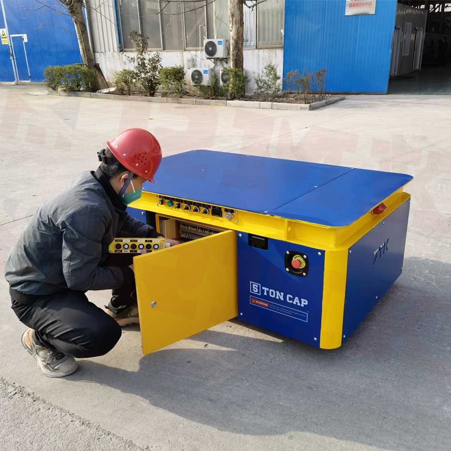 Industrial 5 tons battery trackless transfer cart-Henan Remarkable ...