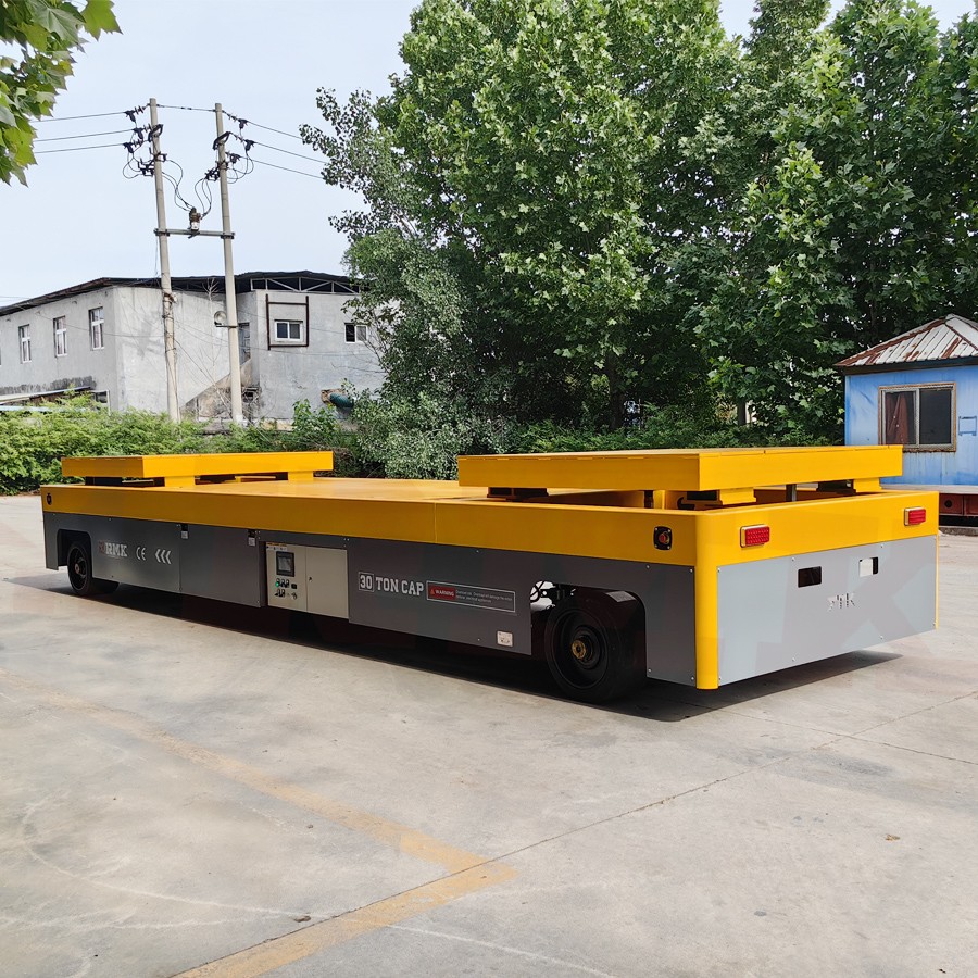 Industrial 30 tons hydraulic lifting heavy-duty trackless transfer cart ...