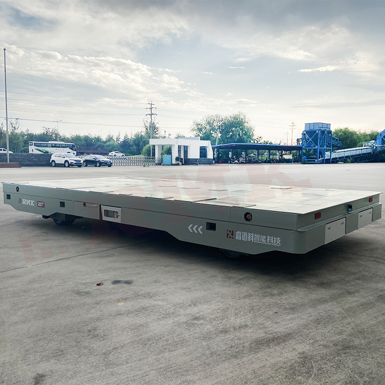 Industrial material handling omnidirectional trackless transfer cart ...