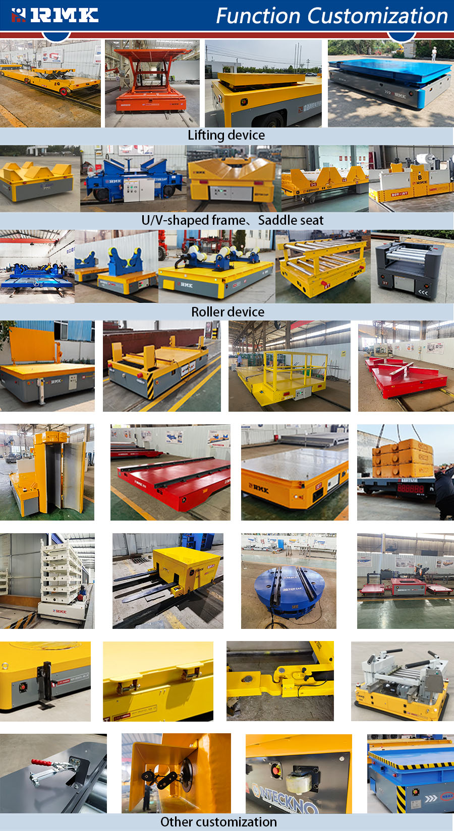 Rail transfer trolley used in the production workshop-Henan Remarkable ...