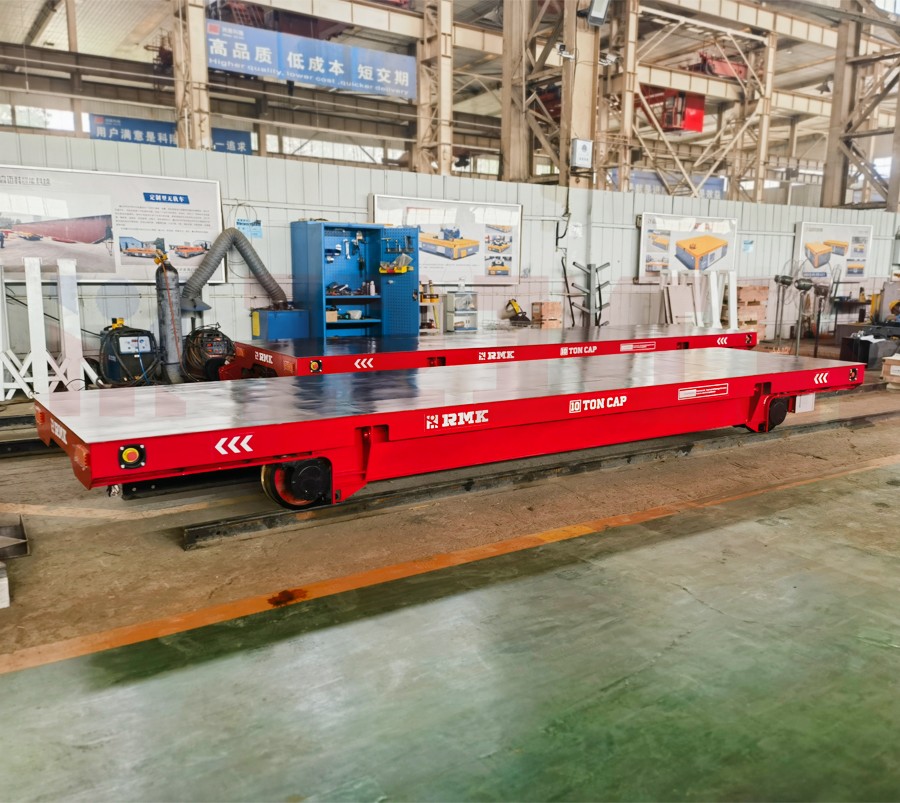 10 Tons Steel Pipe Battery Track Transfer Cart-Henan Remarkable ...
