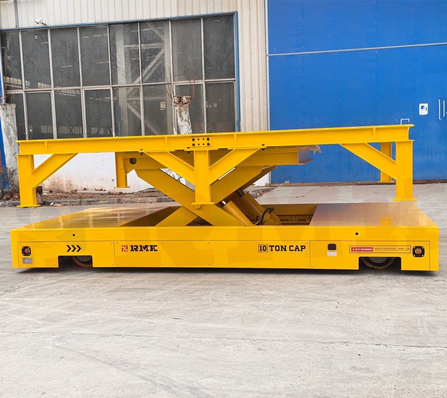 10 ton trackless transfer cart with 800mm lifting-Henan Remarkable ...