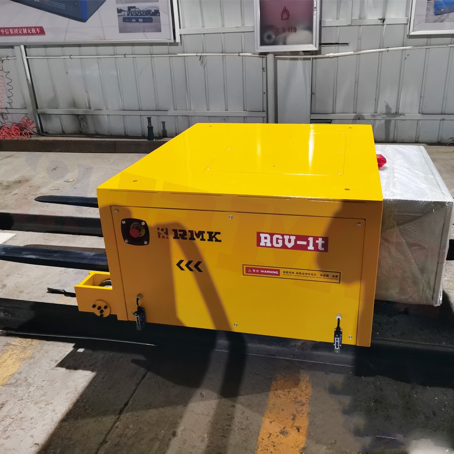 Forklift Arm-type Automated Rail transfer cart (RGV)-Henan Remarkable Intelligent Technology Co ...