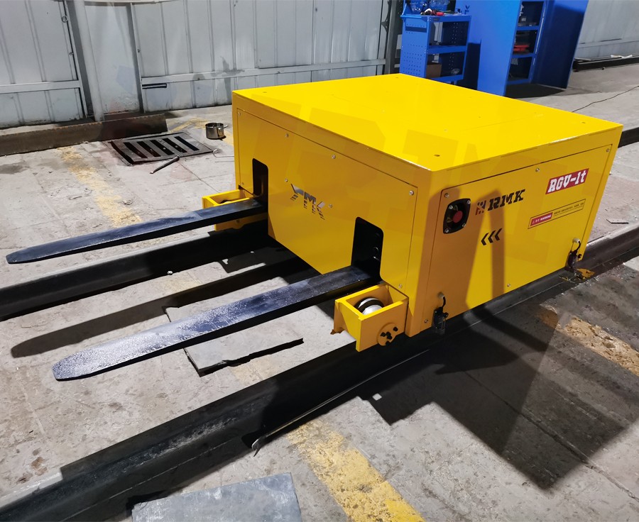 Forklift Arm-type Automated Rail transfer cart (RGV)-Henan Remarkable Intelligent Technology Co ...